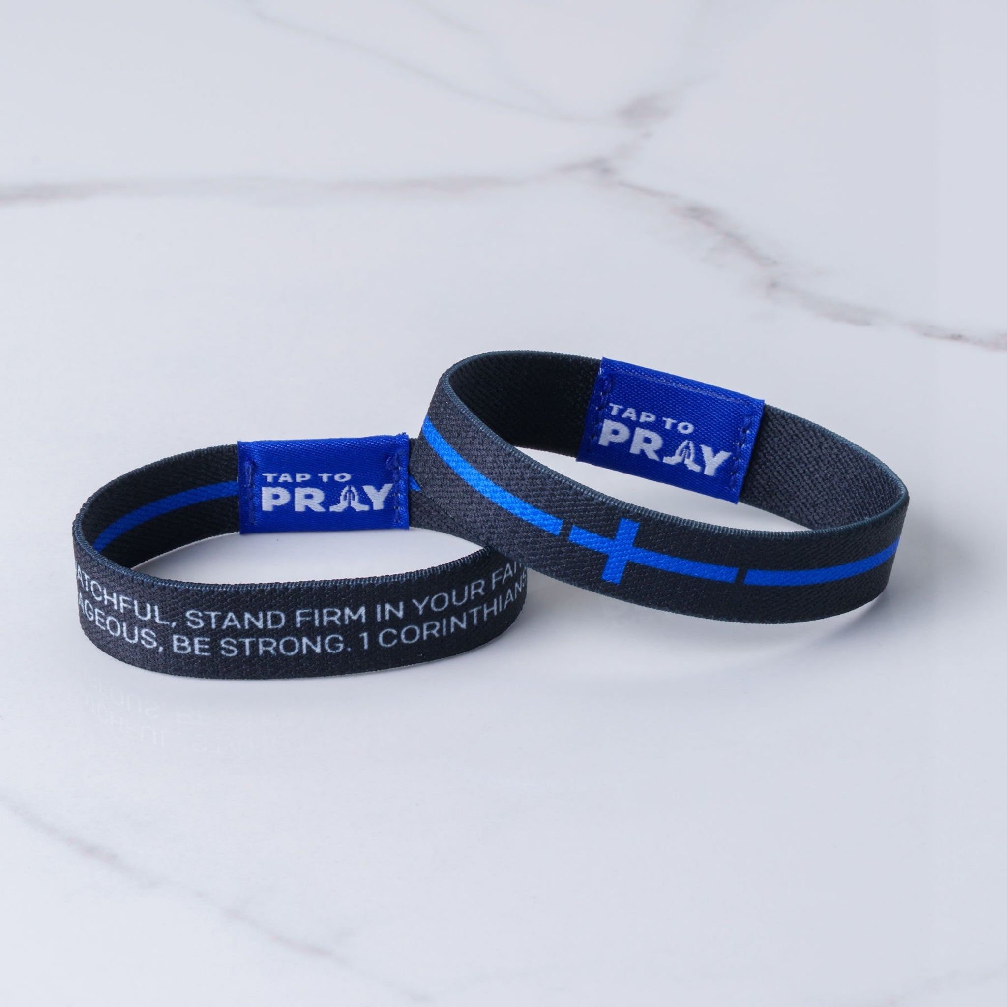 Tap To Pray Bracelets, Keychains & Stickers — VERSIBLE
