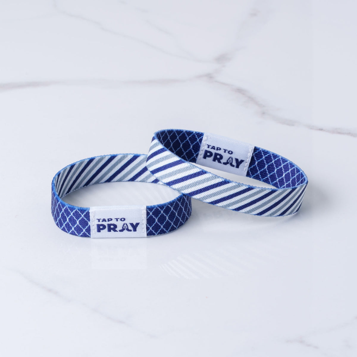 Tap To Pray® Wristband – Graphite & Ink — VERSIBLE