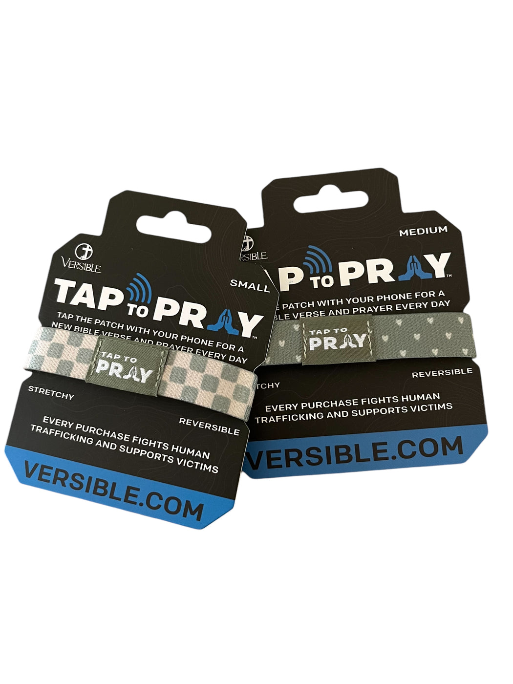 Tap To Pray® Wristband – Cottage & Tile — VERSIBLE