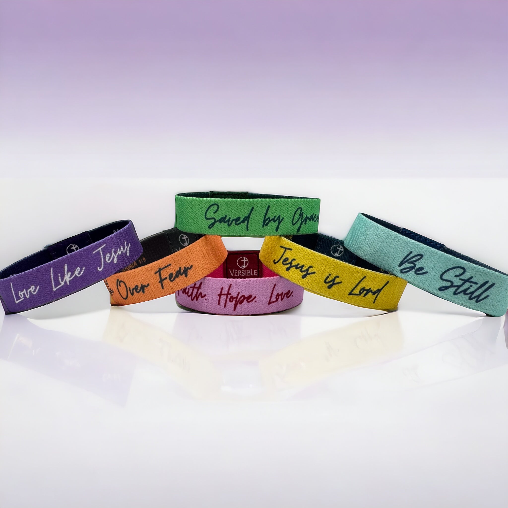 Christian Wristbands with Bible Verses — VERSIBLE