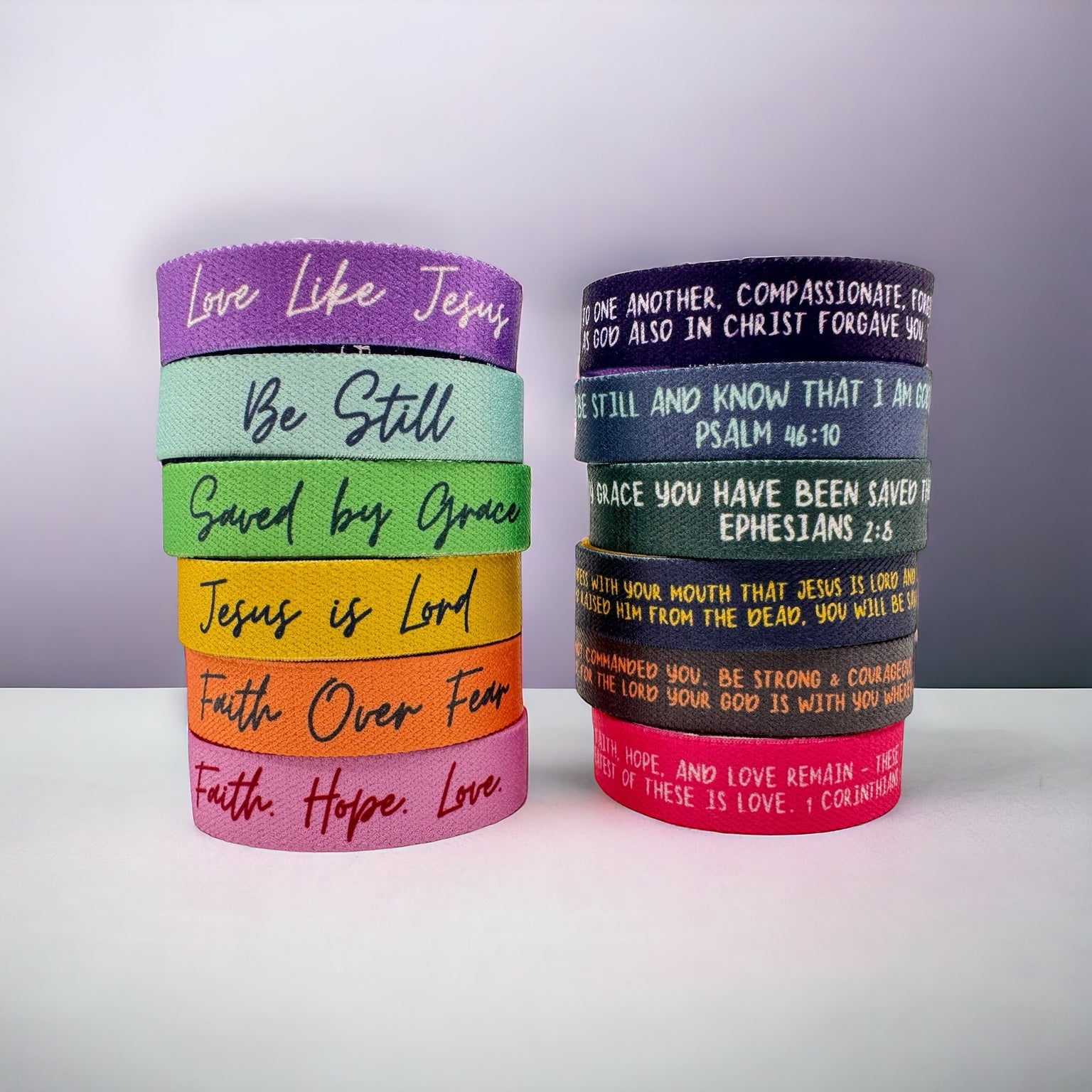 Christian Wristbands with Bible Verses — VERSIBLE