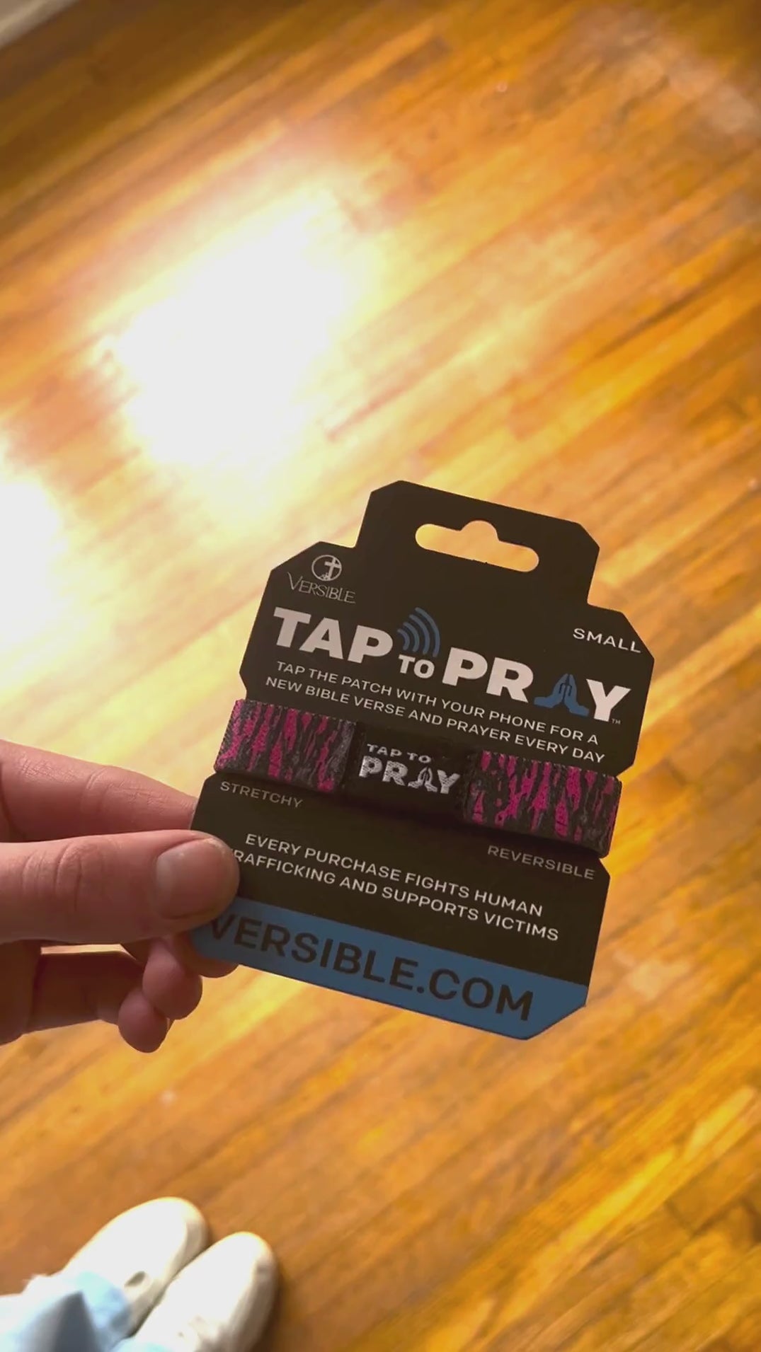 Tap To Pray Bracelets, Keychains & Stickers | Versible