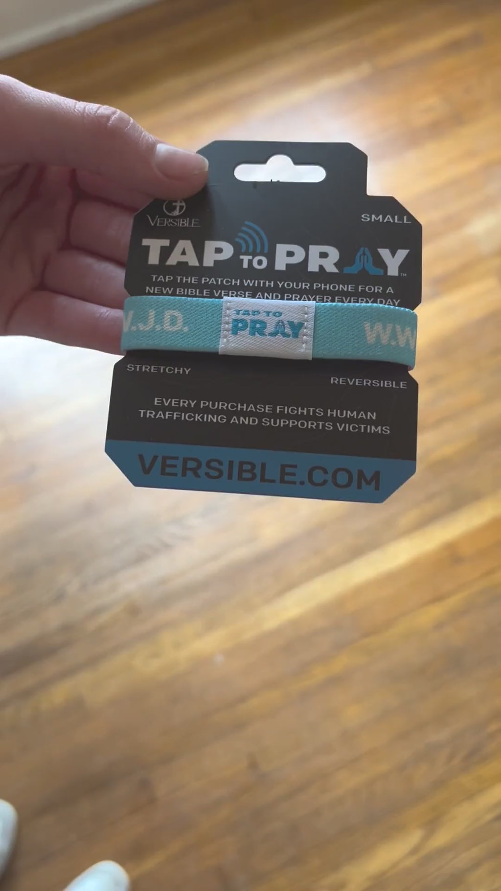 Tap To Pray Bracelets, Keychains & Stickers | Versible