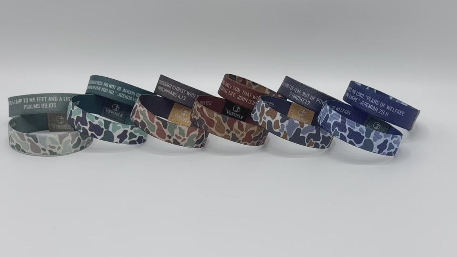 Christian Wristbands with Bible Verses — VERSIBLE