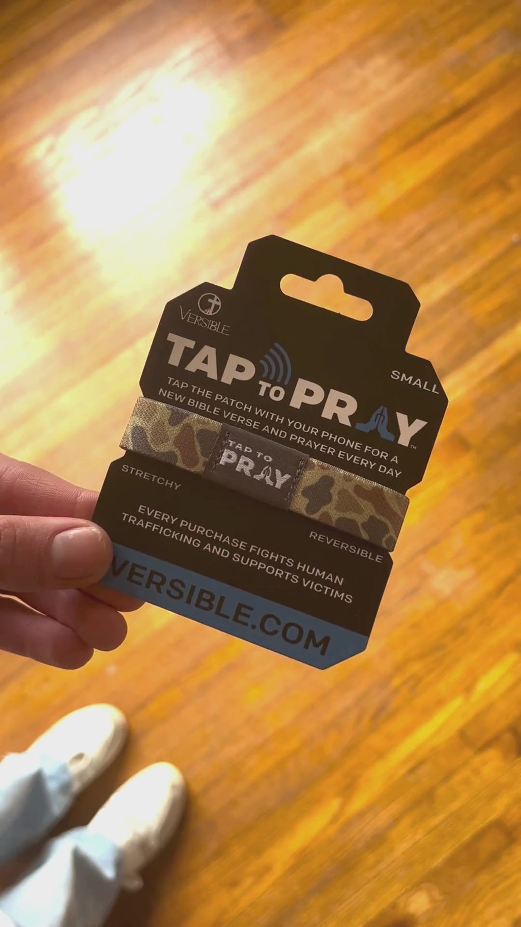 Tap To Pray Bracelets, Keychains & Stickers | Versible