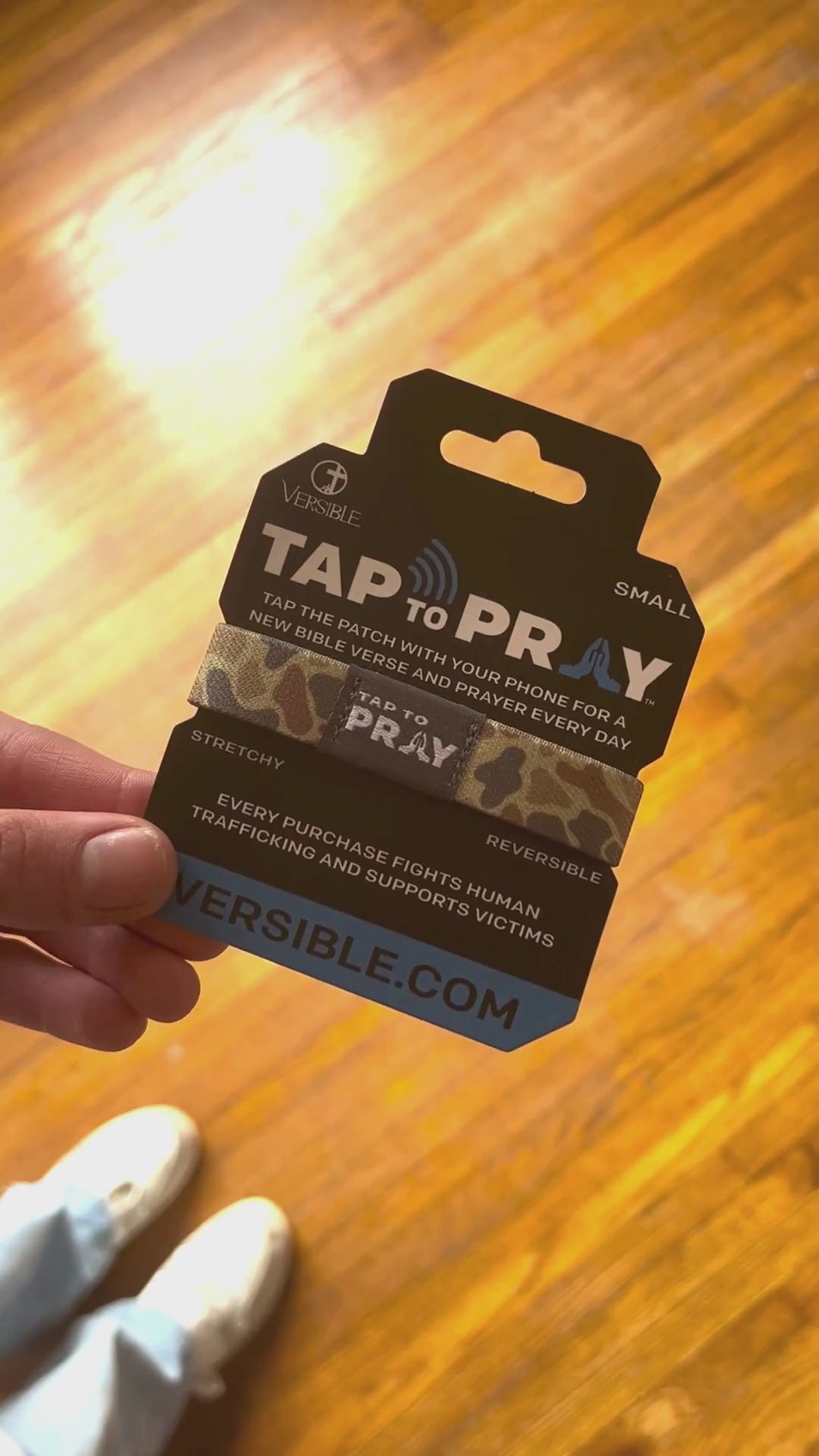 Tap To Pray Bracelets, Keychains & Stickers | Versible