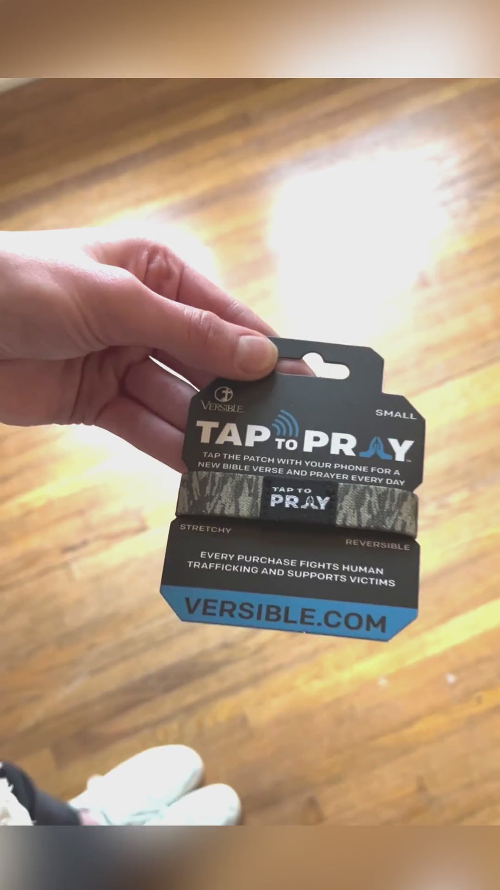 Tap To Pray Bracelets, Keychains & Stickers | Versible