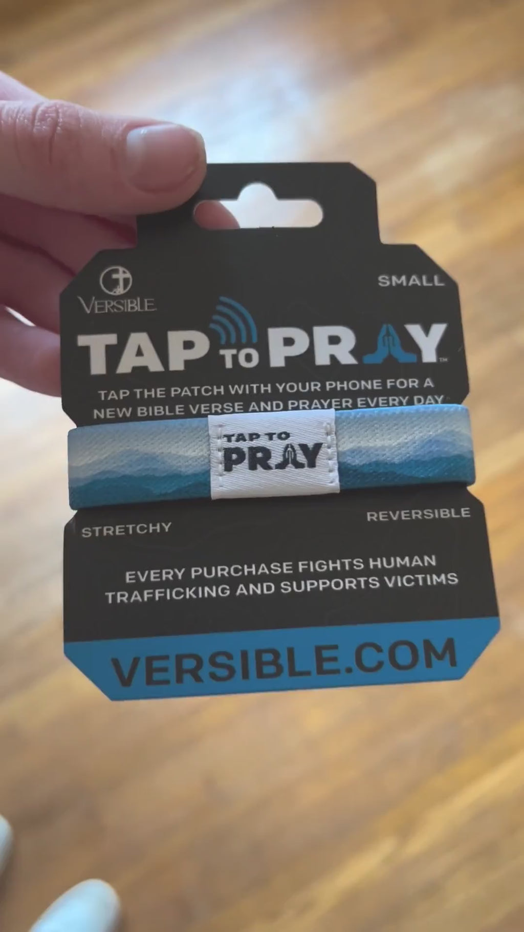 Tap To Pray Bracelets, Keychains & Stickers | Versible
