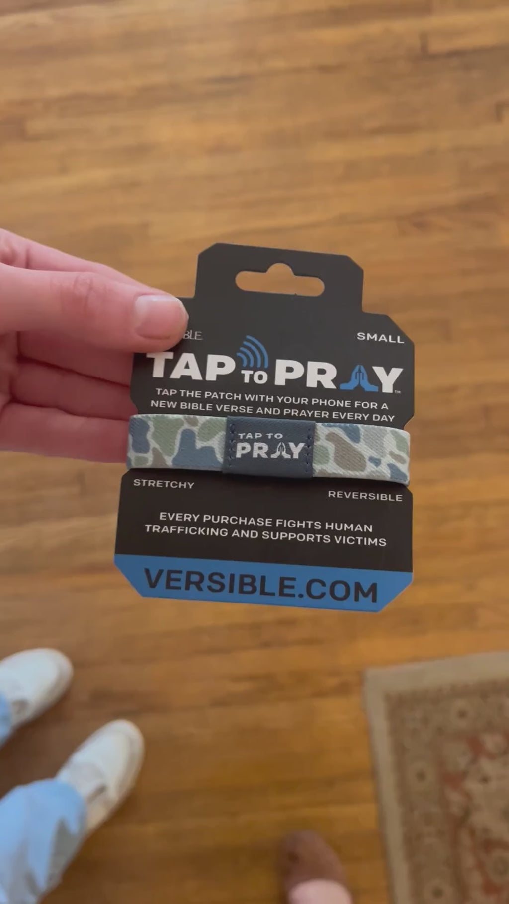 Tap To Pray Bracelets, Keychains & Stickers | Versible
