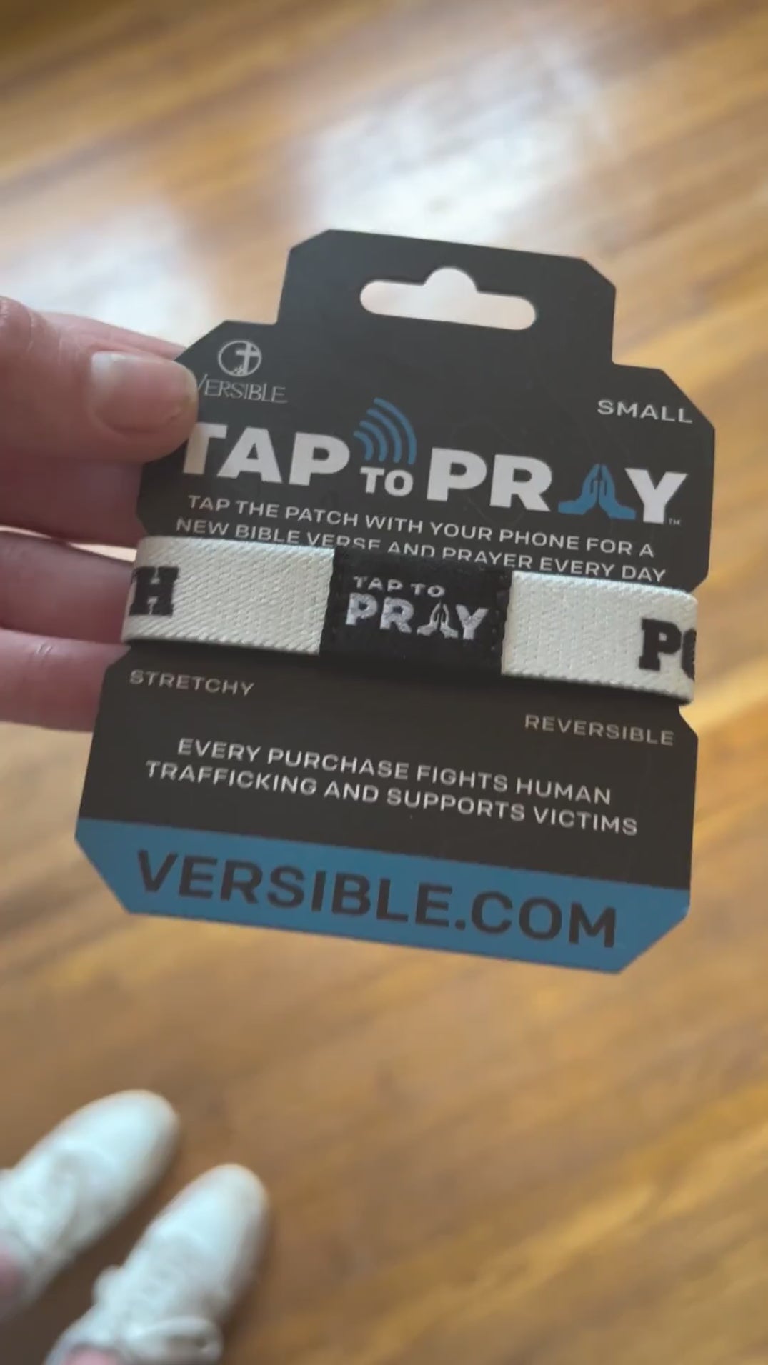 Tap To Pray Bracelets, Keychains & Stickers | Versible